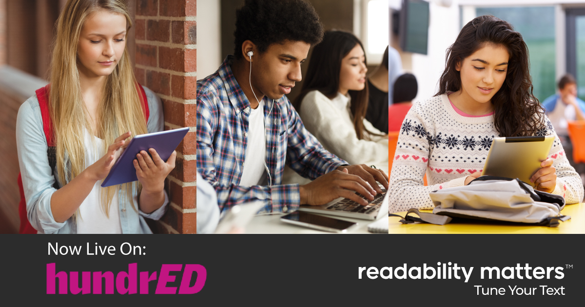 Readability Matters, Now Live On HundrED.org | Readability Matters