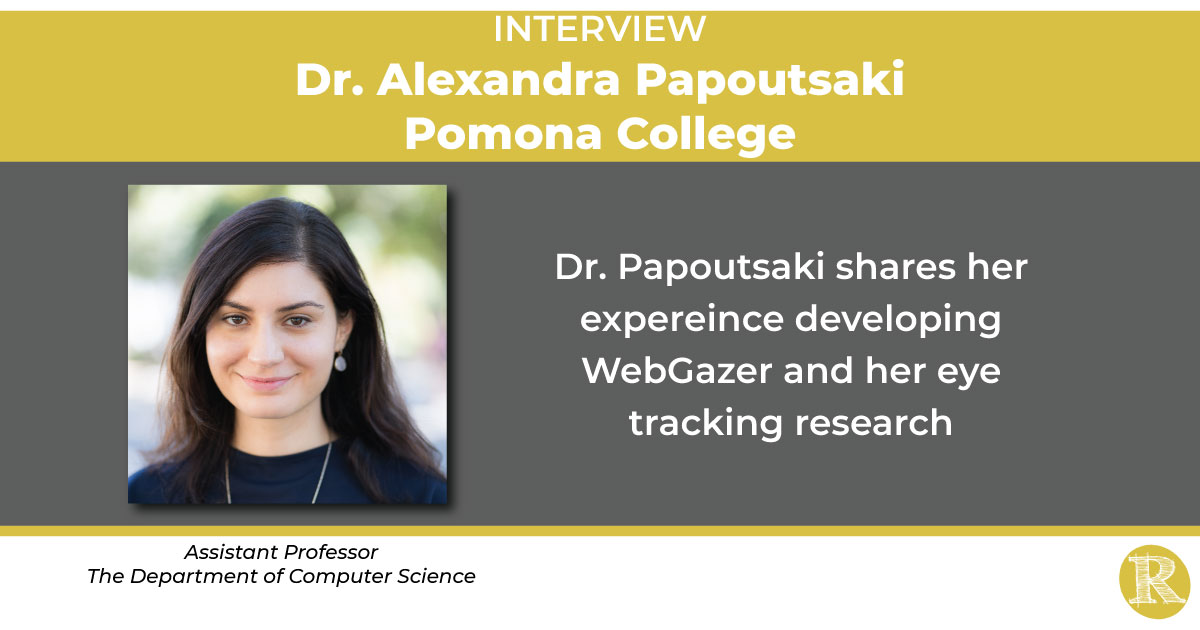 An Interview with Dr. Alexandra Papoutsaki, Pomona College
