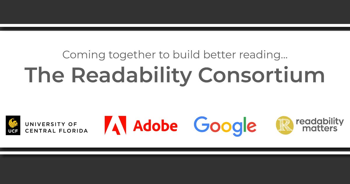 Readability Matters Announces The Readability Consortium