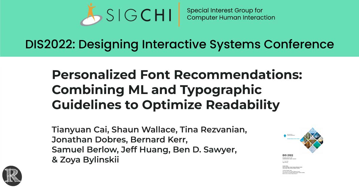 Personalized Font Recommendations with Machine Learning | Readability ...
