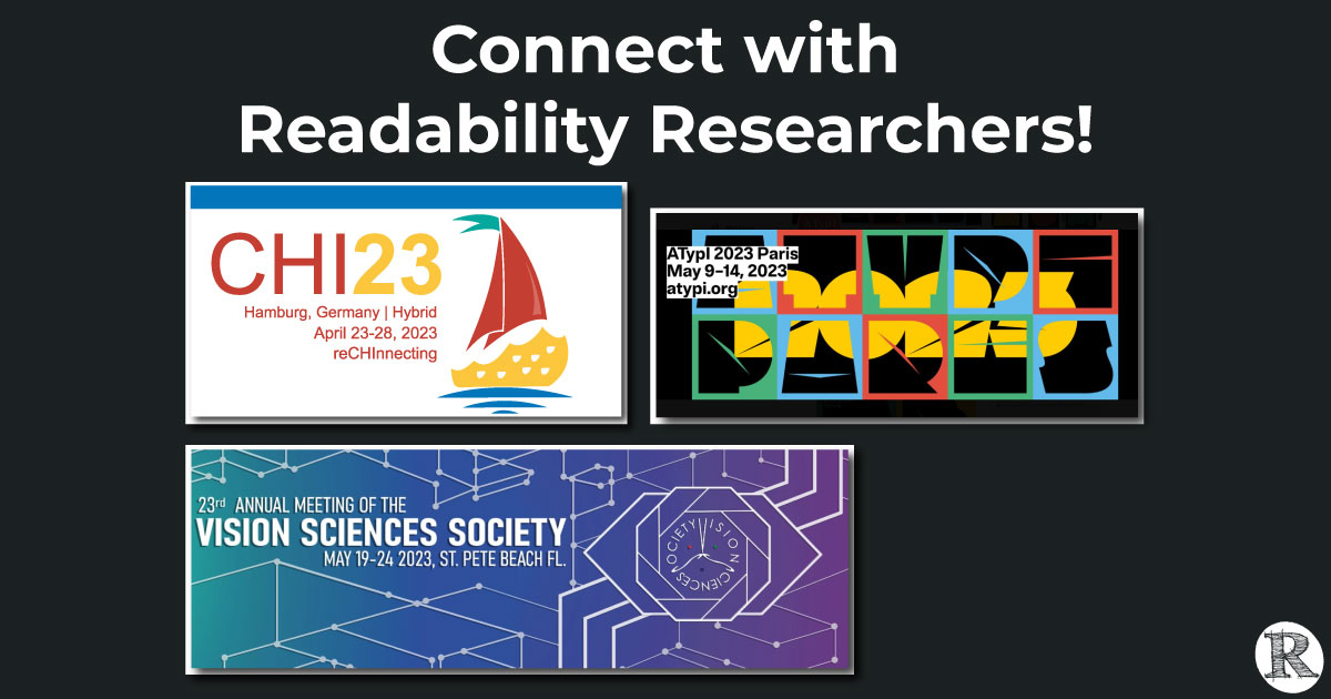 Connect With Readability Researchers Readability Matters