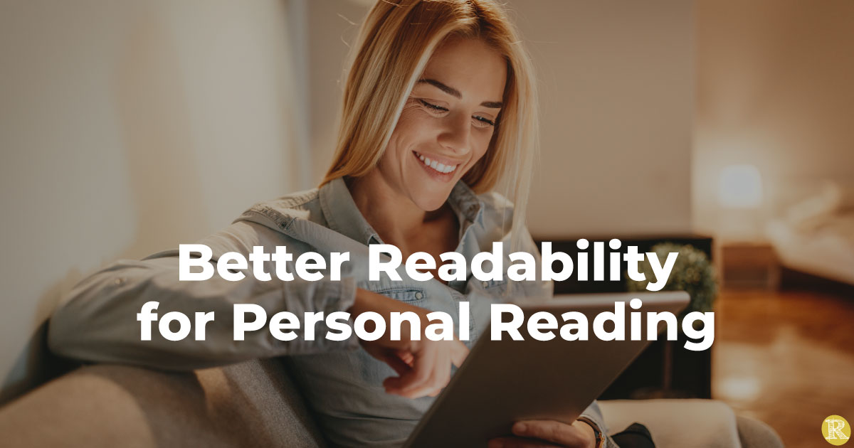 Impact Your Personal Reading | Readability Matters