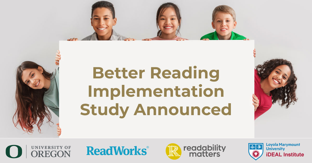 Partnering with Literacy Experts to Improve Learning Outcomes