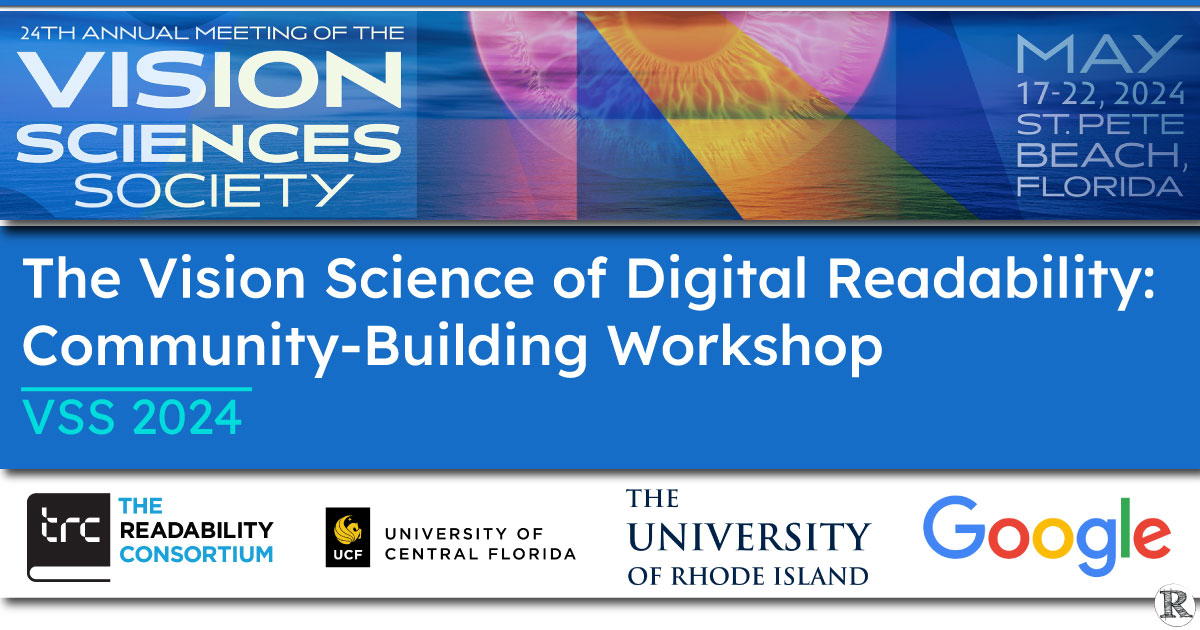 Readability Research at VSS 2024