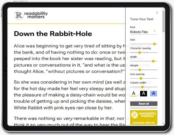Readability Matters | Technology for Better Reading