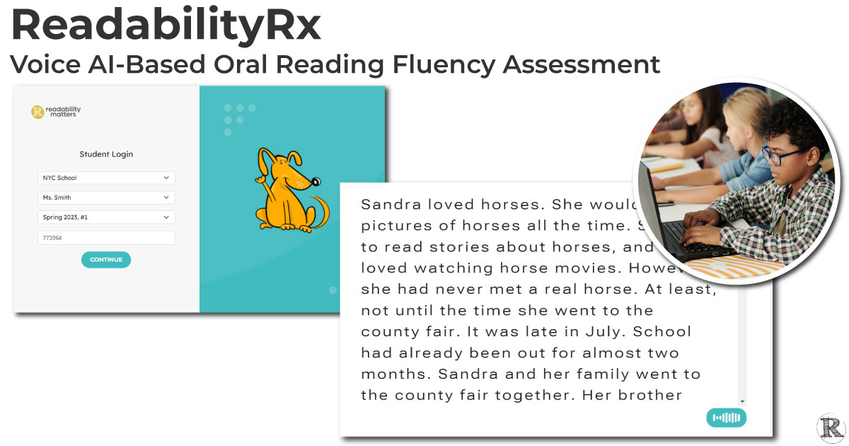 ReadabilityRx | Voice AI-Based Reading Assessment | Readability Matters