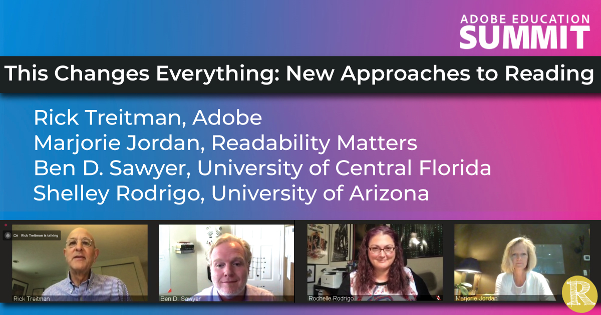 Readability Matters at the Adobe Education Leader’s Summit 2020